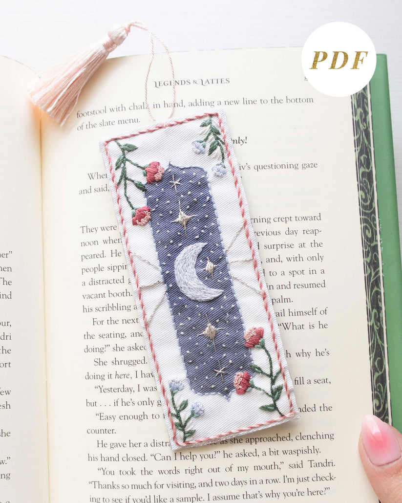 Bookmark Embroidery Pattern – Emily June