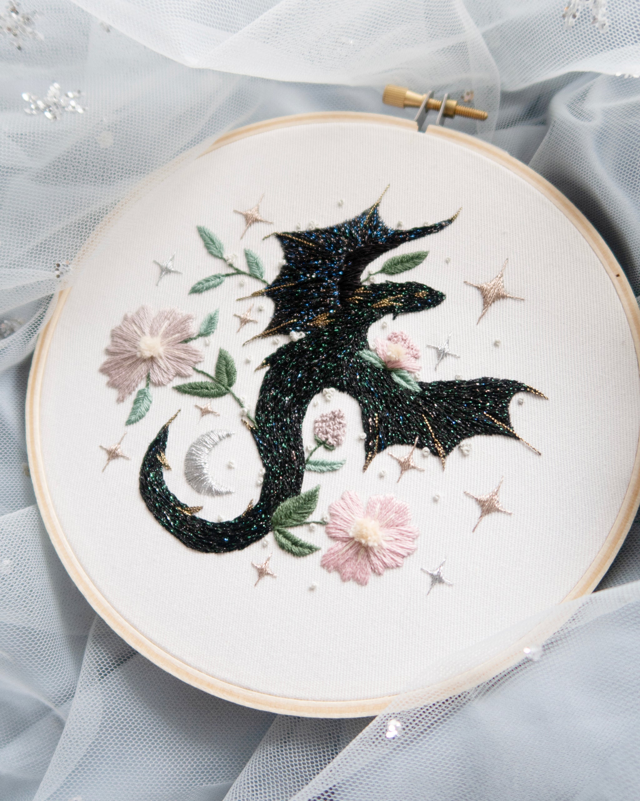 Magical Dragon Embroidery Pattern – Emily June