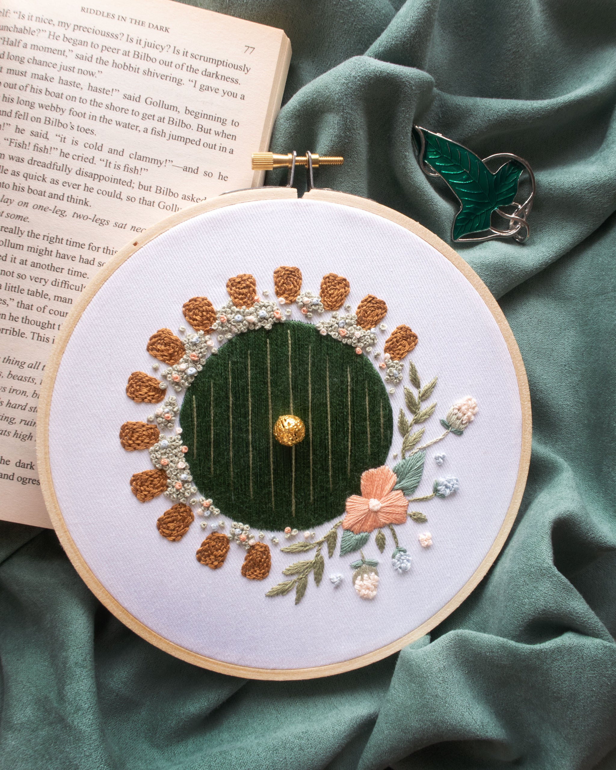 Hobbit Hole Embroidery Digital Pattern – Emily June