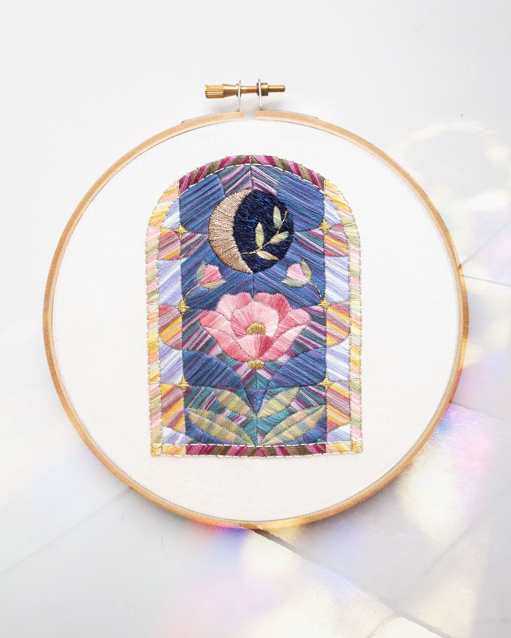 Stained Glass Embroidery Kit – Emily June